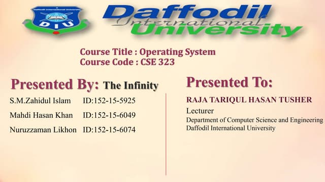 Comparison | PPTX | Operating Systems | Computer Software and Applications