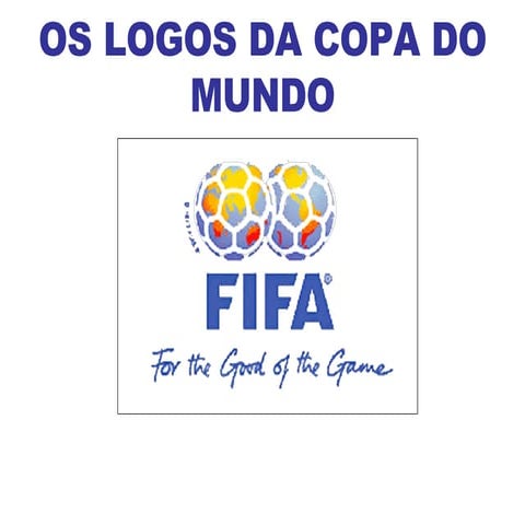 Os Logos Da Copa Do Mundo | PPT