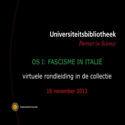 Os1 fascisme-virtuelerondleiding | PPT