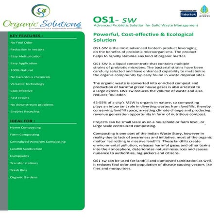 OS1-SW Product Brochure | PDF