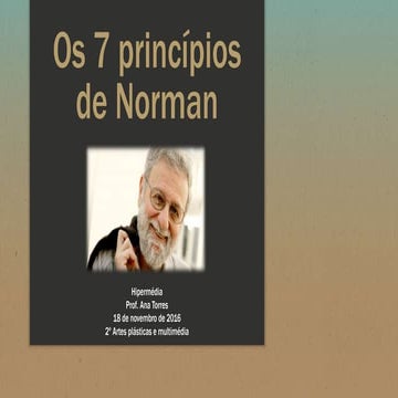 Os 7 princípios de Norman. | PPTX