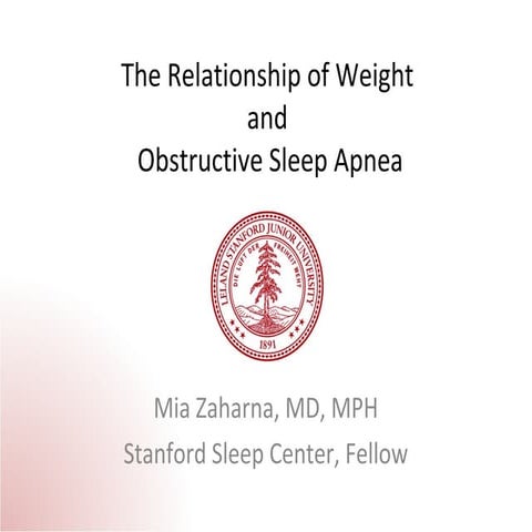 Sleep apnea and Obesity and its anaesthetic concerns | PPTX