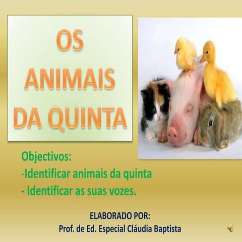 Os Animais Da Quinta | PPSX