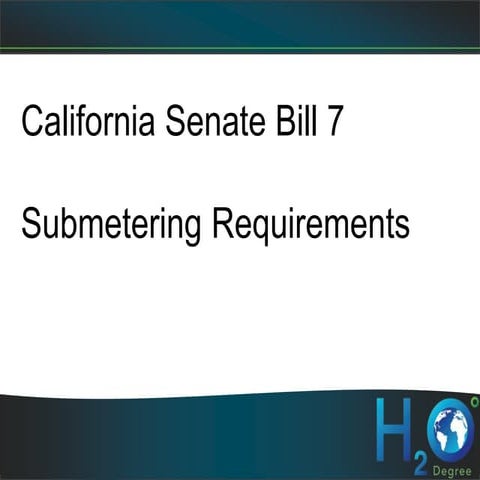 California SB7 Summary - Northern | PPT