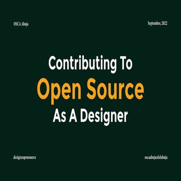 How to achieve effective Open Source Collaboration | PPTX