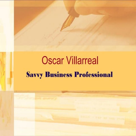 Consummate Professional | PPT