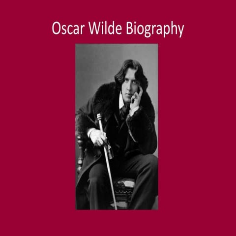 Oscar Wilde | PPTX | Poetry | Books and Literature