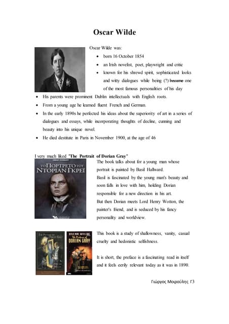 Oscar Wilde | PPT