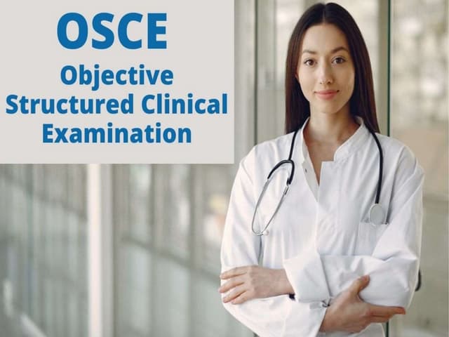 Osce and ospe | PPTX