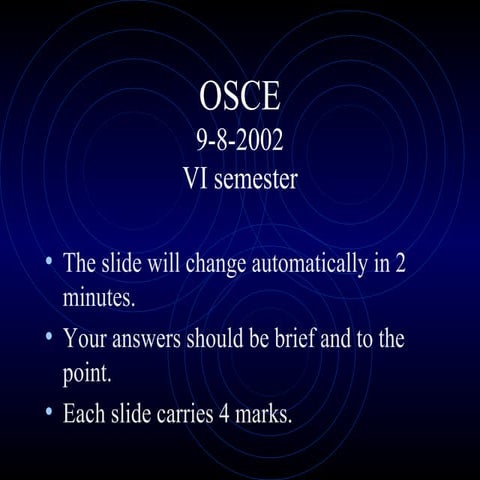 Osce 04ans | PPT