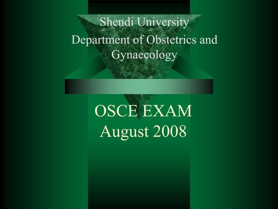 1 Obstetrics & gynecology OSCE -REVISION-1 | PDF | Pregnancy ...