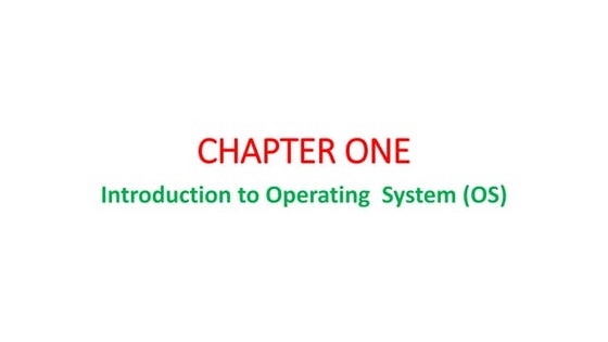 Services of Operating System | PPTX