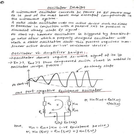 Oscillator design | PDF