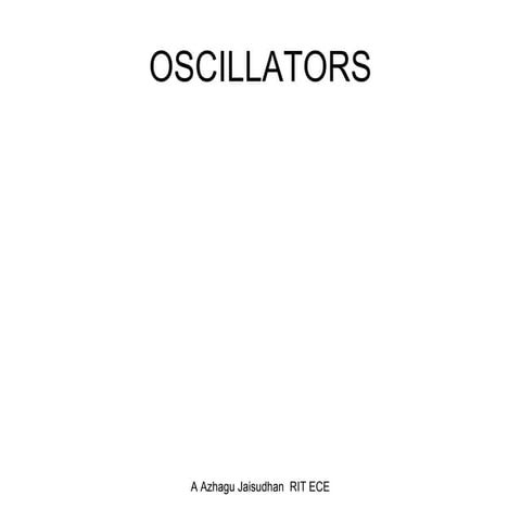 Oscillators | PPT