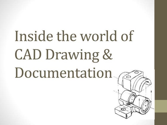 Competency in CAD designing and drafting | PPT