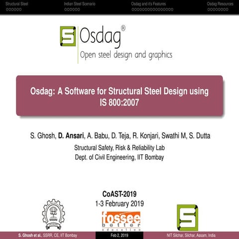 Open Steel Design and Graphics (Osdag) | PDF