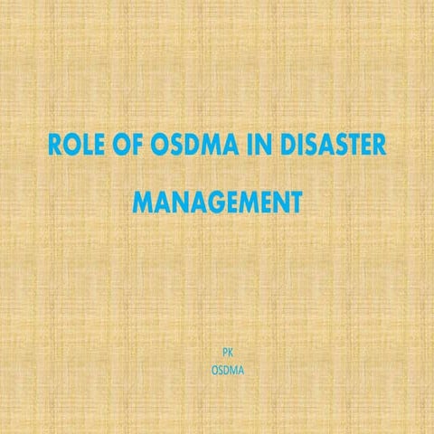 Osdma | PPTX