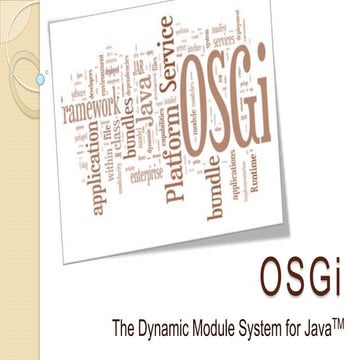 OSGi | PPT