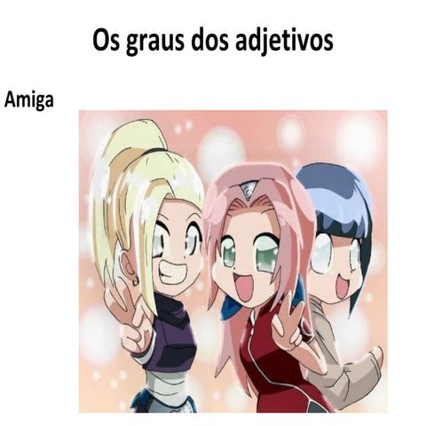 Os graus dos adjetivos 1 | PPT