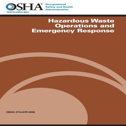 Osha 3114-hazwoper | PDF