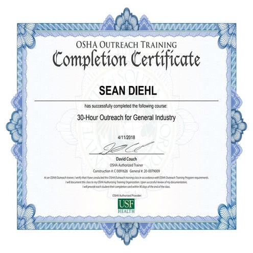 OSHA DOT 30 HOUR EXP 2023 | PDF