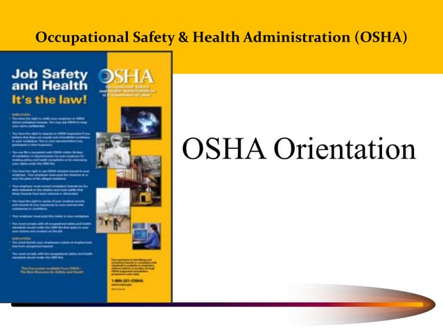 Occupational Health & Safety (OHS ) | PPTX | Human Resources | Business