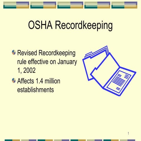 Osha Recordkeeping Highlights | PPT