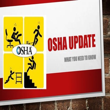 Osha updates | PPTX