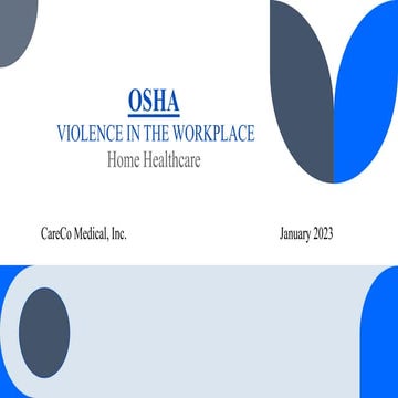 OSHA Violence in the Workplace Regulations.ppsx