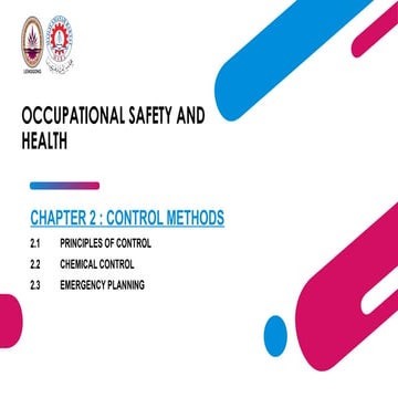 Occupational Safety and Health- Control Methods 1 | PPTX