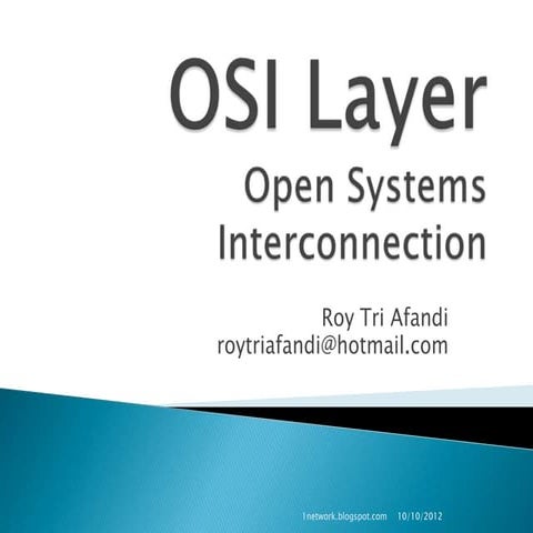 Osi layer | PPTX