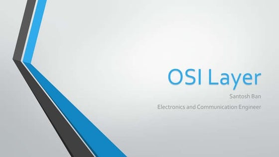 Osi layer dan fungsinya | PPTX