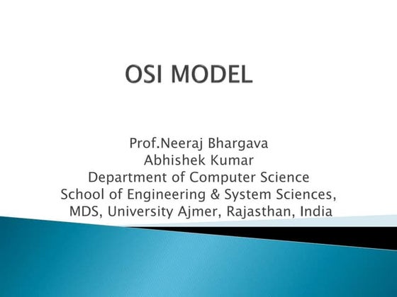 Osi reference model | PPTX