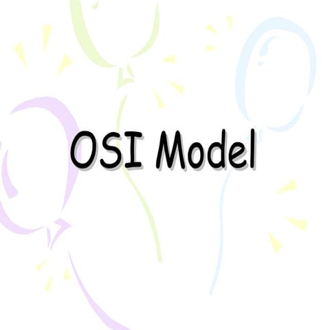 OSI model | PPT