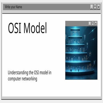 OSI Model in Computer Networks by GIRI.S, B.SC.CS. Cyber Security | PPTX