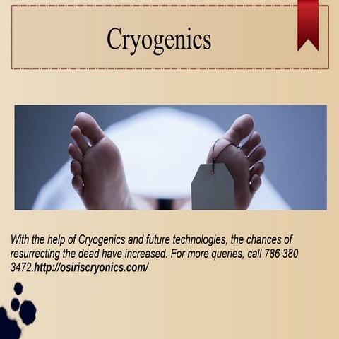 Cryogenics | PPT