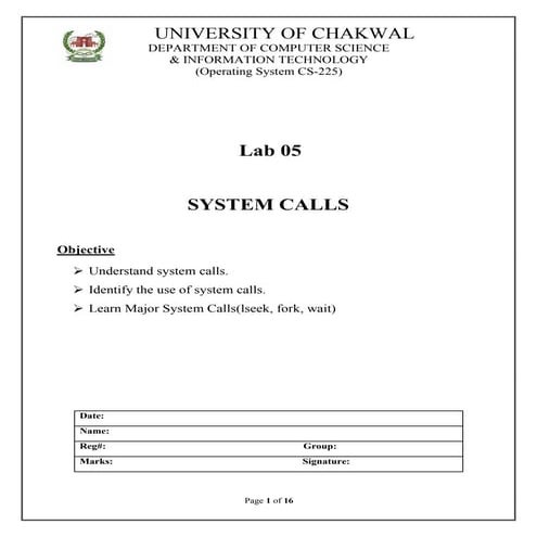 OS Lab 05.pdfdxsffffffffffxxxxgsssssfdgg | PDF