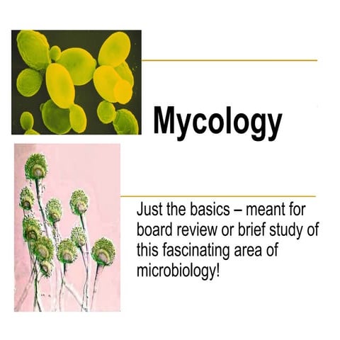 MYCOLOGY REVIEW | PPT