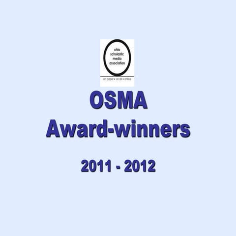2017 OSMA Day-of Contest Winners | PPTX