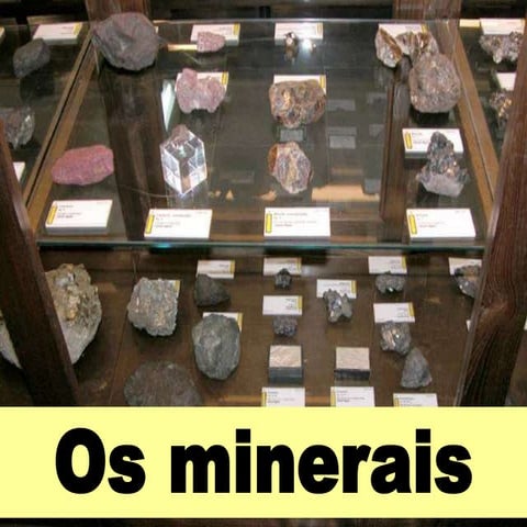 Os minerais | PPS
