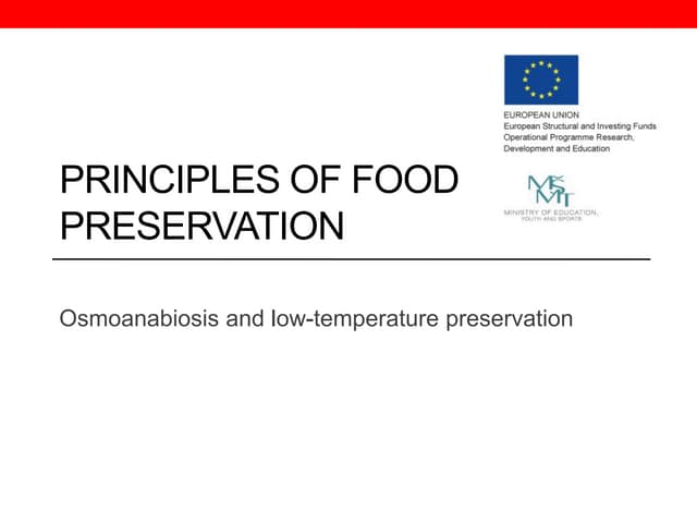 Chilling in food processing and preservation | PDF