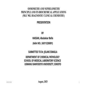 Osmometry by Dr. Anurag Yadav | PPTX