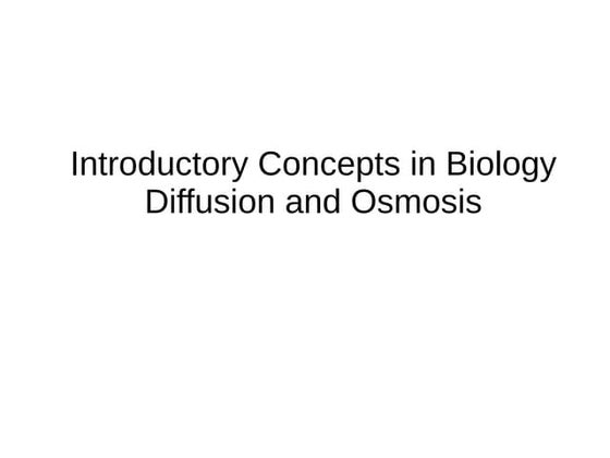 Osmosis | PPT