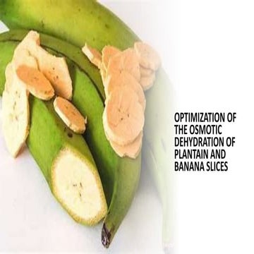 Osmotic dehydration of musca paradisica using response surface ...