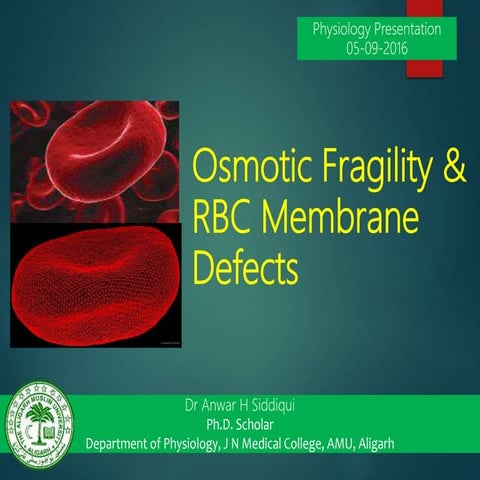 Osmotic Fragility Test | PPTX