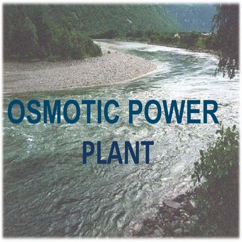 Osmotic power plant | PPT