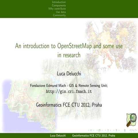 Introduzione a OpenStreetMap | PDF