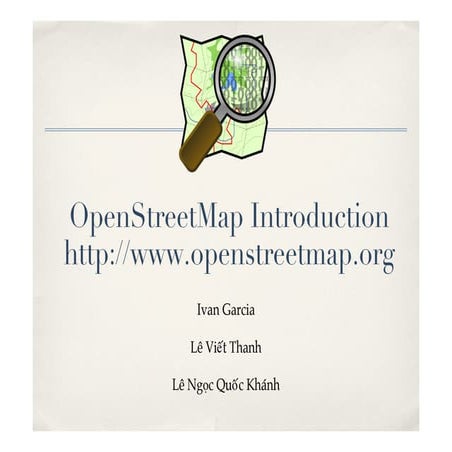 Giới thiệu OpenStreetMap | PDF