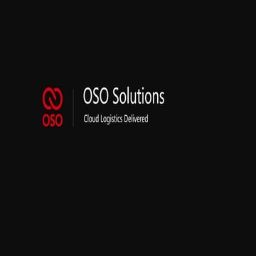 OSO company introduction cloud logistics delivered | PPT