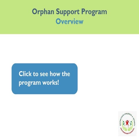 Orphan Support Program Overview | PPT